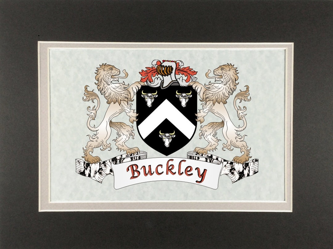 Buckley Irish Coat of Arms Print - Frameable 9" X 12" - Etsy