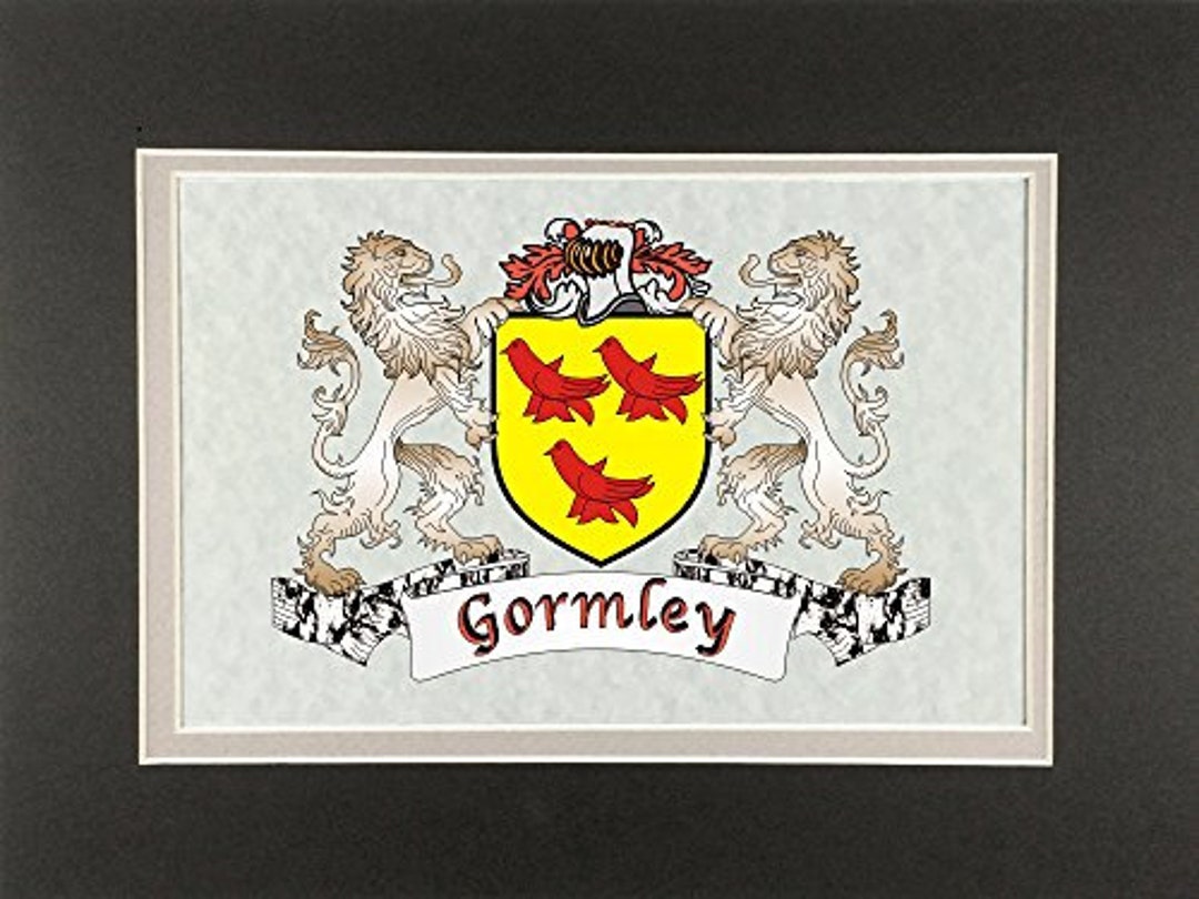 Gormley Irish Coat of Arms Print - Frameable 9" X 12" - Etsy