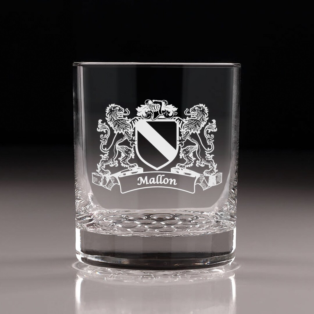 Mallon Irish Coat of Arms Nob Hill Tumblers - Set of 4 - Etsy