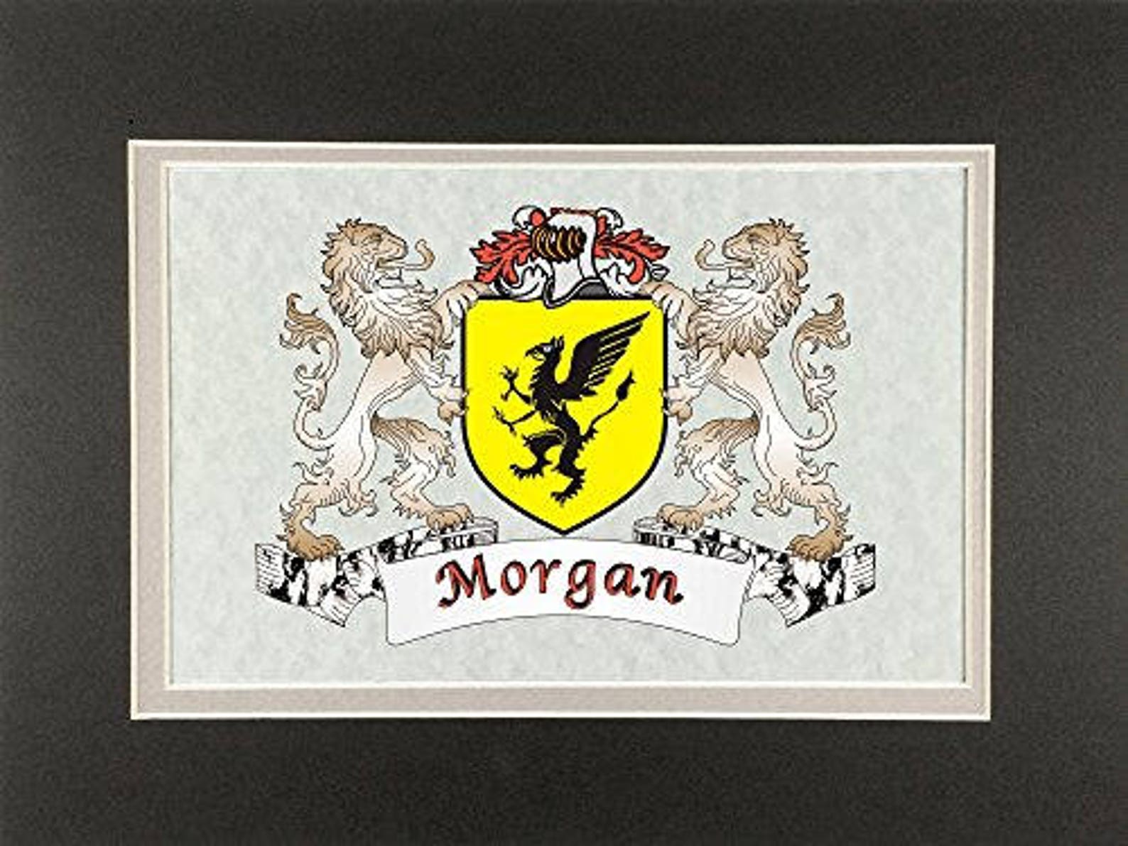 Morgan Irish Coat of Arms Print Frameable 9 X 12 - Etsy