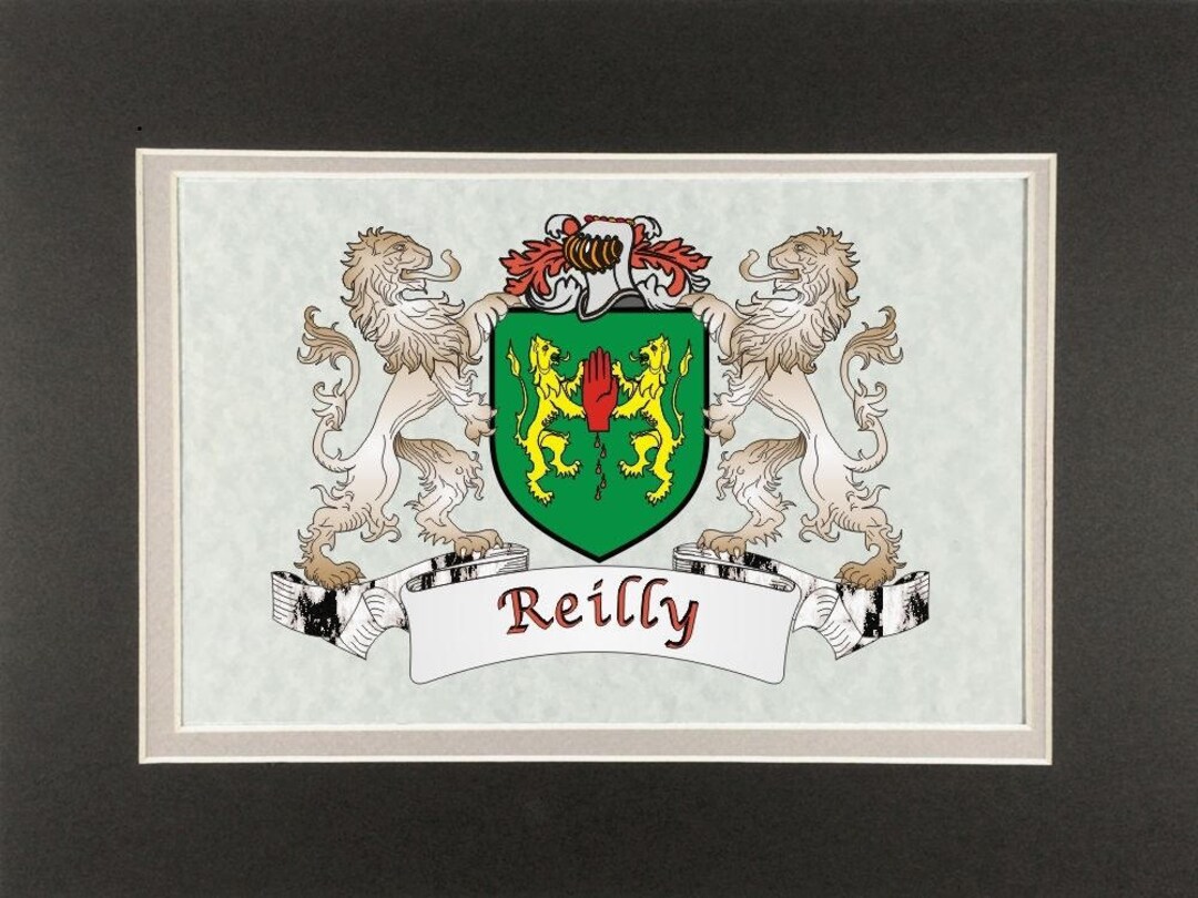 Reilly Irish Coat of Arms Print - Frameable 9" X 12" - Etsy