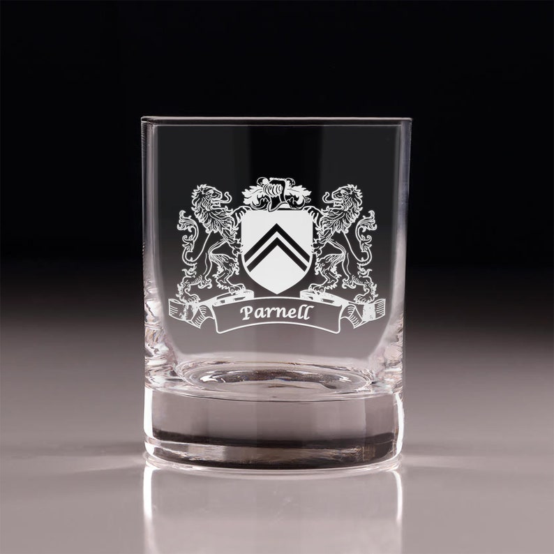 Parnell Irish Coat of Arms Old Fashioned Tumblers - Set of 4 - Etsy