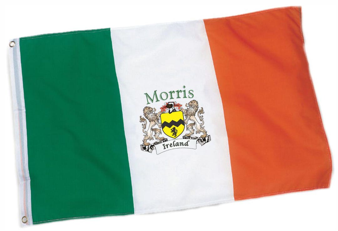 Morris Irish Coat of Arms Flag - 3'x5' Foot - Etsy