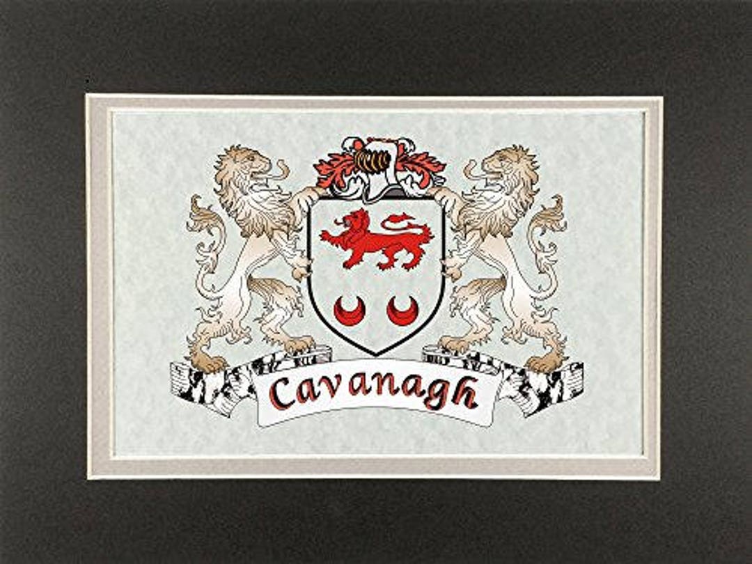 Cavanagh Irish Coat of Arms Print Frameable 9 X 12 - Etsy