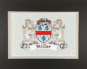 Miller Coat of Arms - Etsy