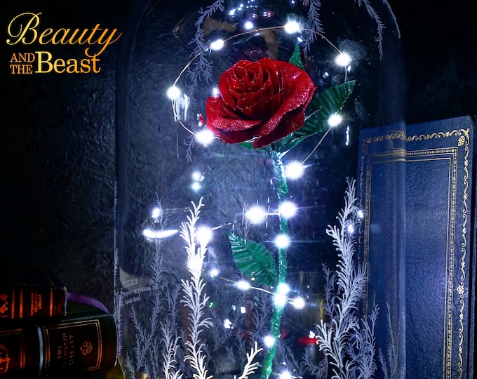 Beauty and the Beast Rose Enchanted Rose Preserved Rose - Etsy