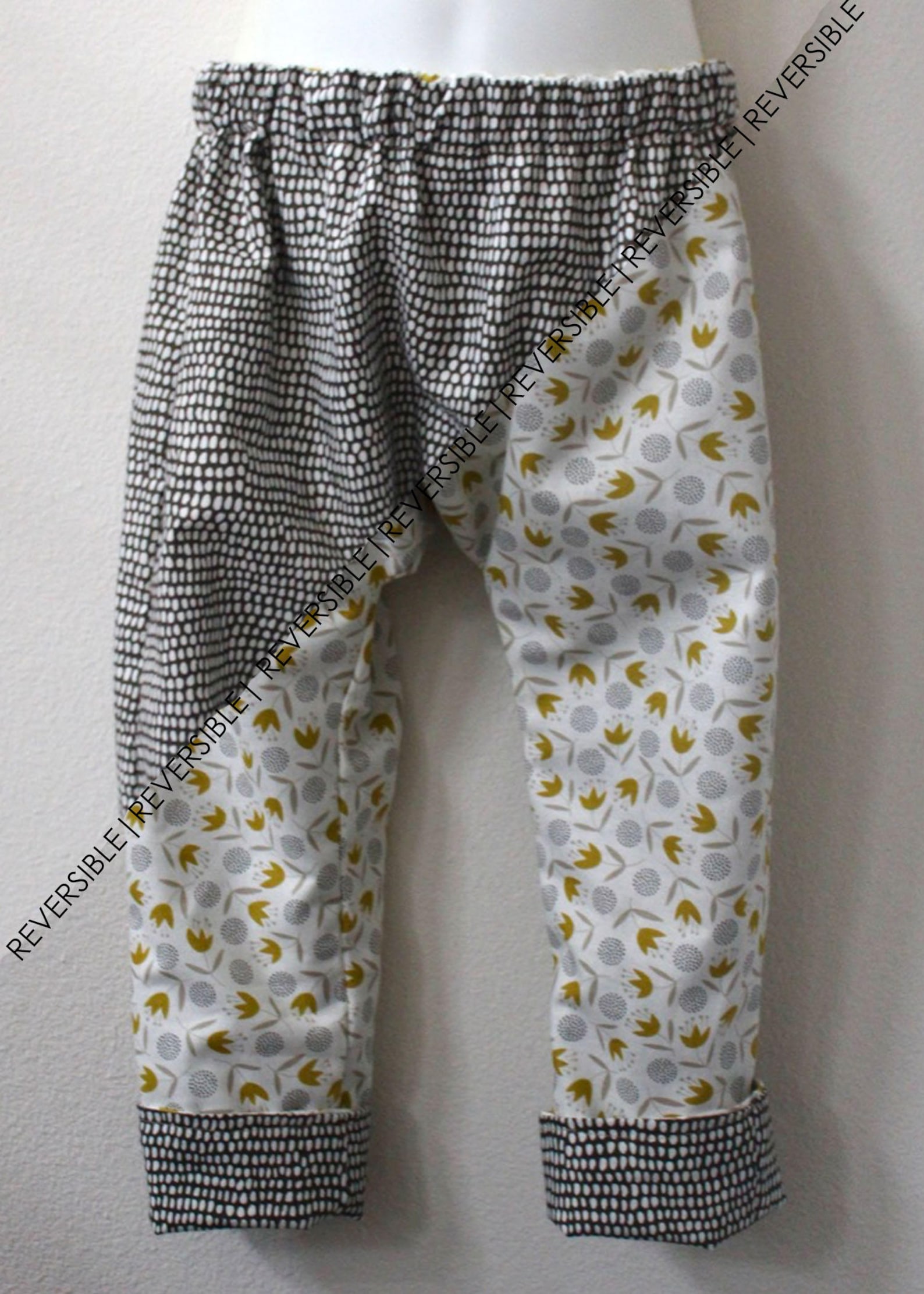 Reversible Pants Pattern | Kids Sewing Pattern | Girls Pants | Toddler ...
