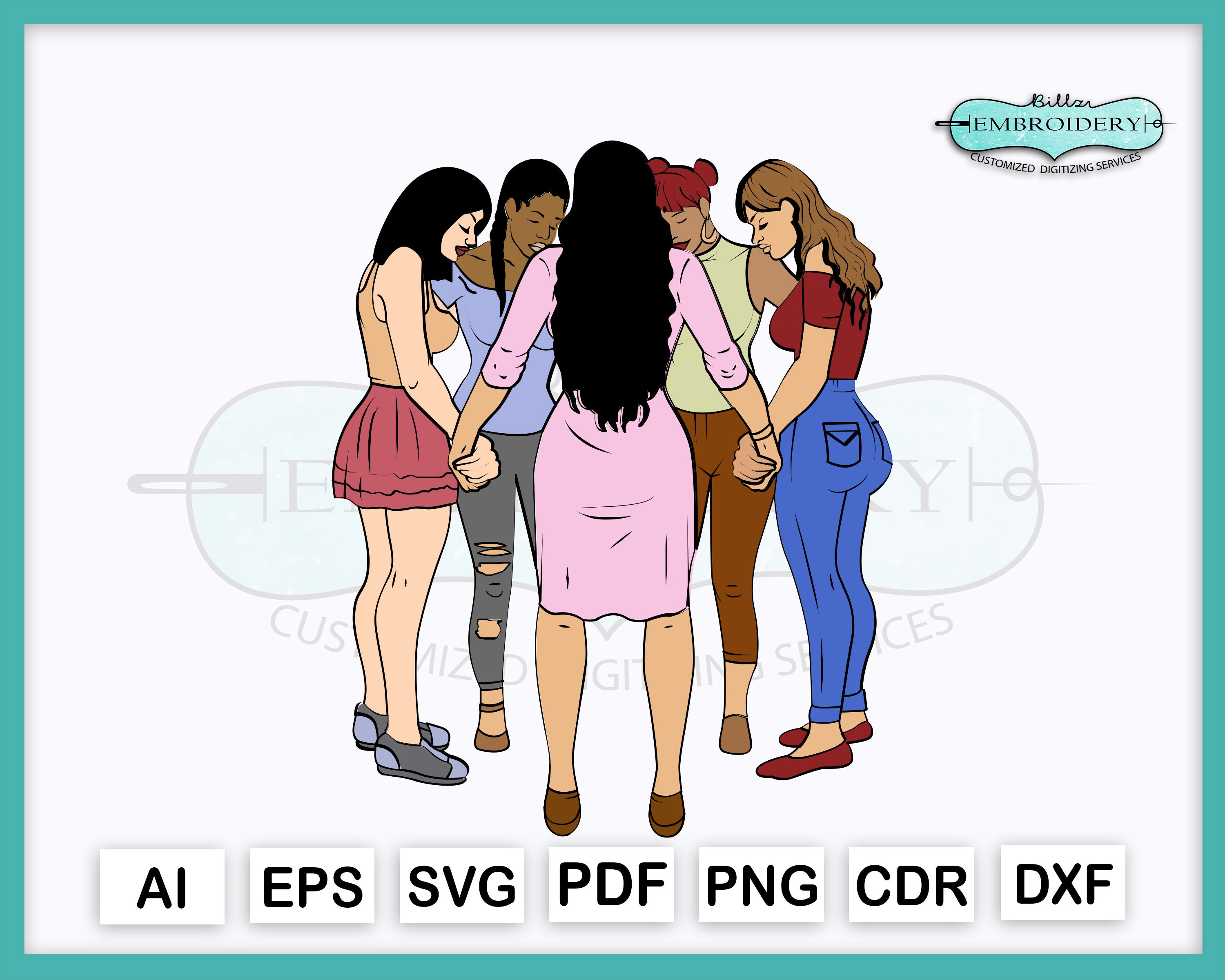 Sisters Svg Svg Cut File For Cricut Digital Image Clipart | Etsy