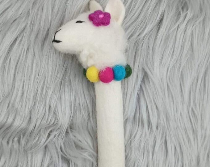 Llama Pencil Puppet - Etsy