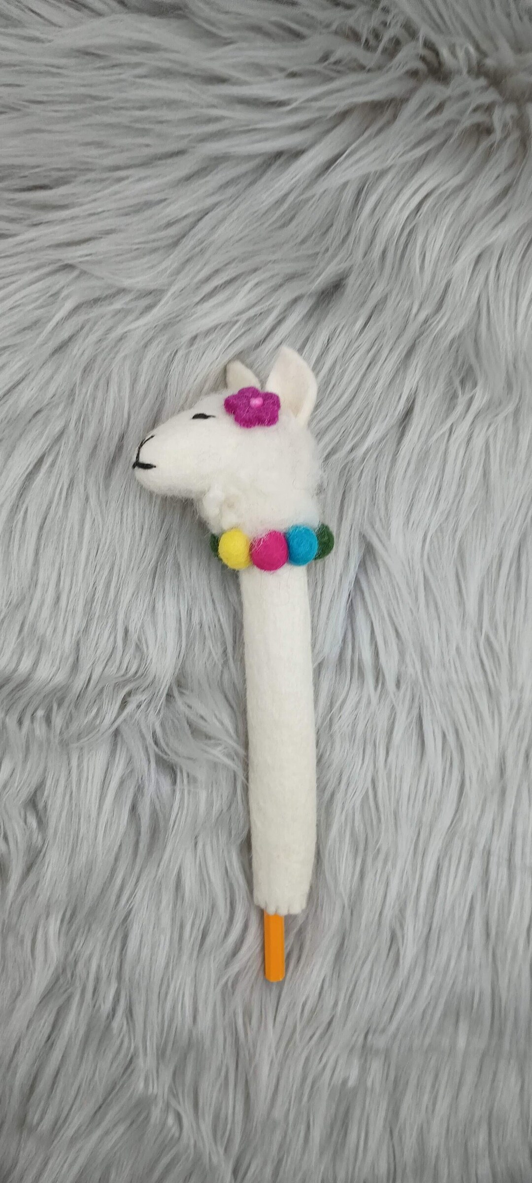 Llama Pencil Puppet - Etsy