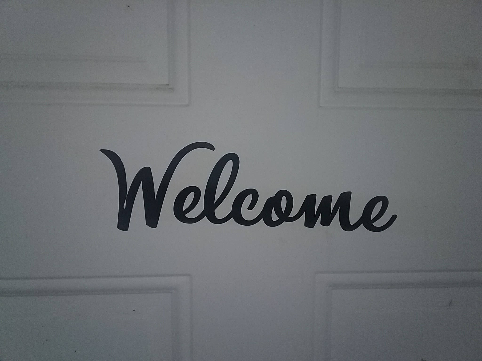 Welcome Vinyl Decal - Etsy