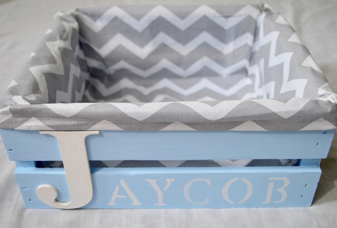 Personalized 1/2 Size Wooden Crates - Etsy