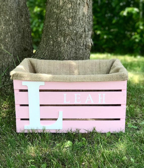 Personalized Wooden Crates - Etsy