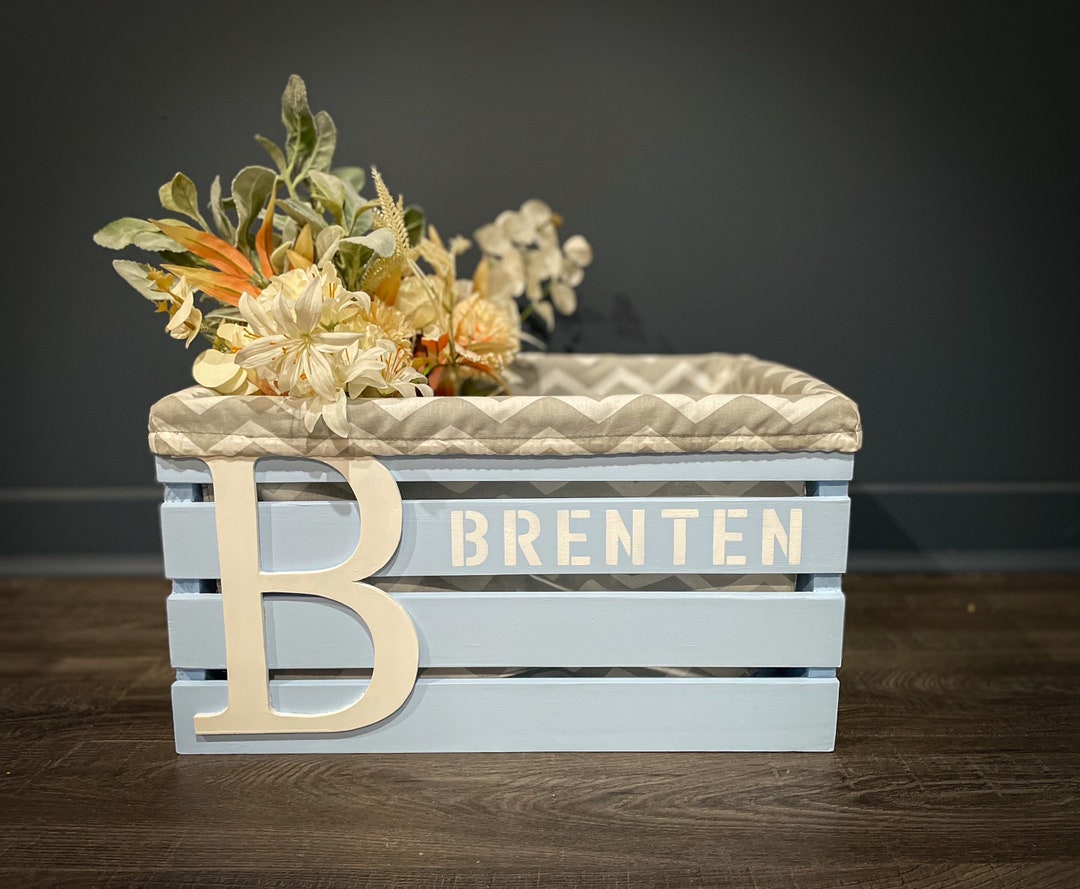 Personalized Wooden Crates - Etsy