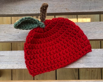 Red Apple Hat - Etsy