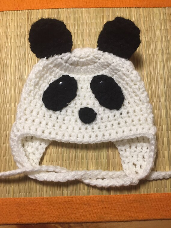 Baby Panda Unisex Zoo Animal Earflap Hat - Etsy