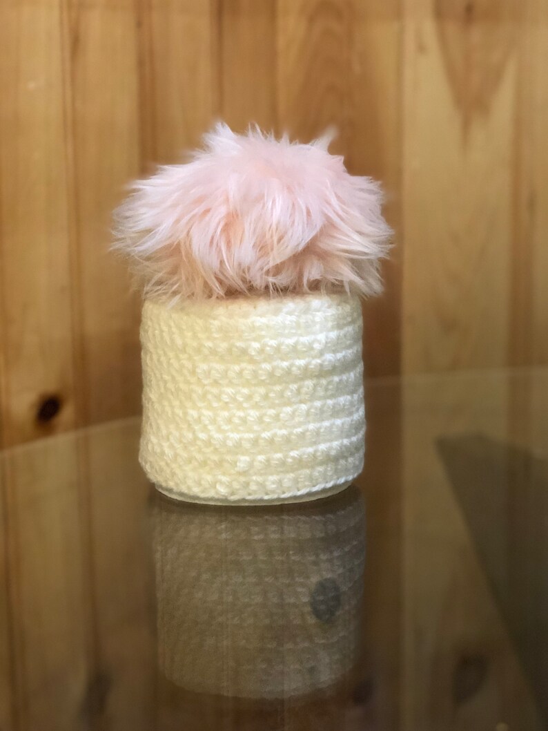 Giant Pink Powder Puff Faux Fur Pom-pom Toilet Paper/tissue - Etsy