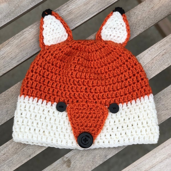 Crochet Fox - Etsy