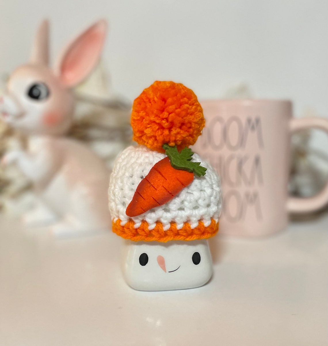 Cute Little Carrot Mug Hat / Tiered Tray Display Farmhouse Decor - Etsy