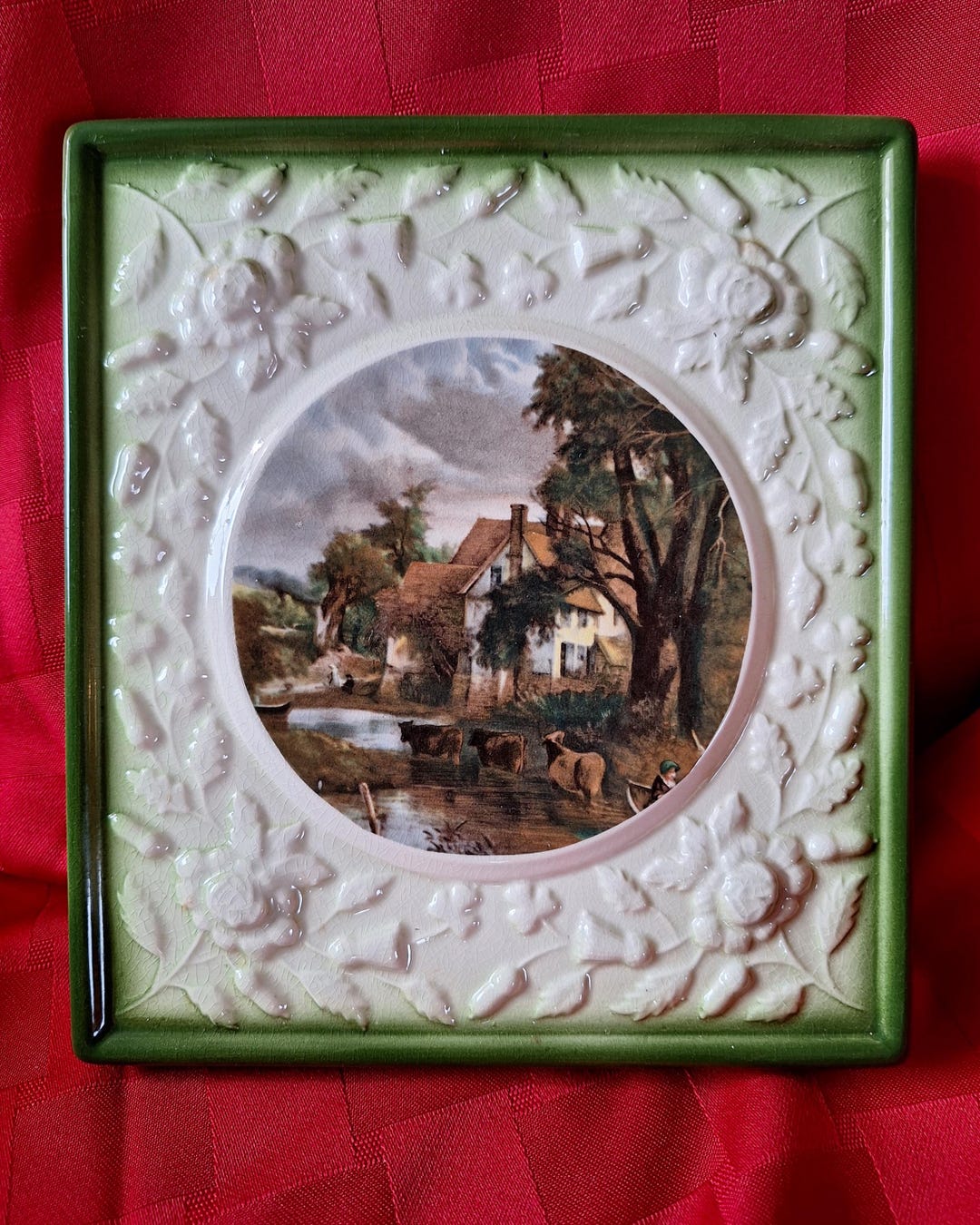 Staffordshire Fine Ceramics Farmhouse Scene With Animals. - Etsy