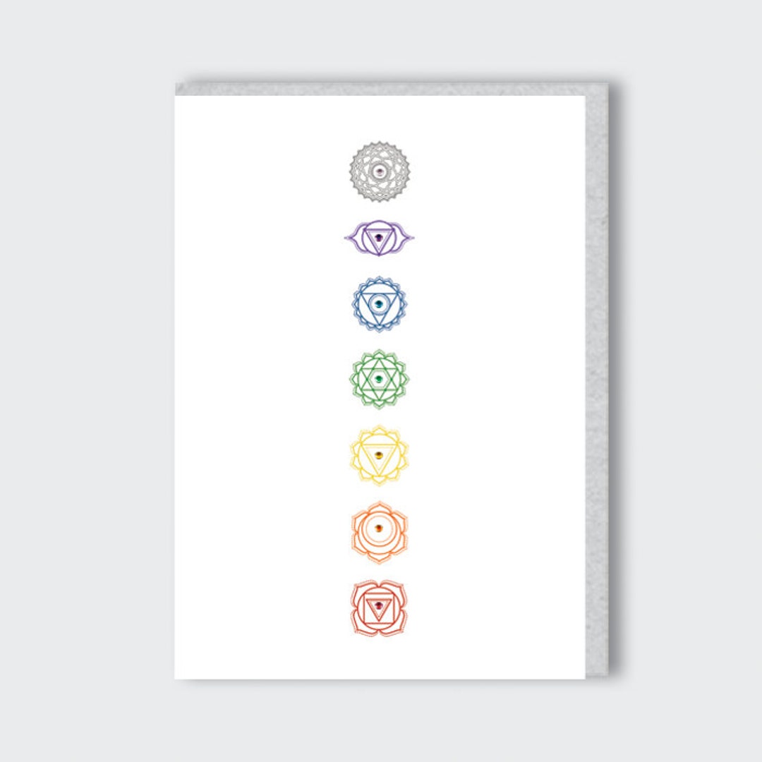 Chakras - Greeting Card - Blank - Etsy