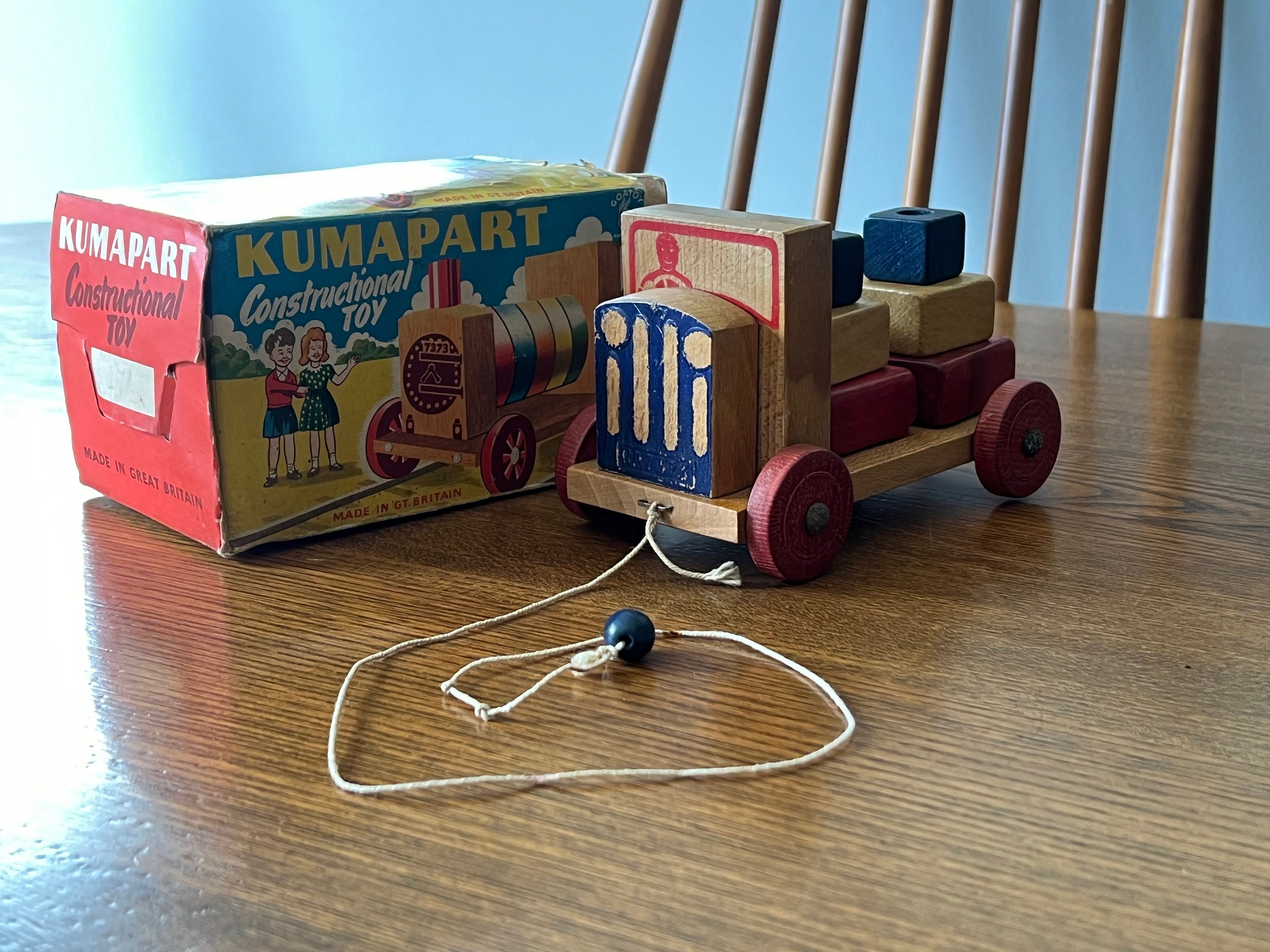 1950s Wooden Construction Lorry Toy - Etsy