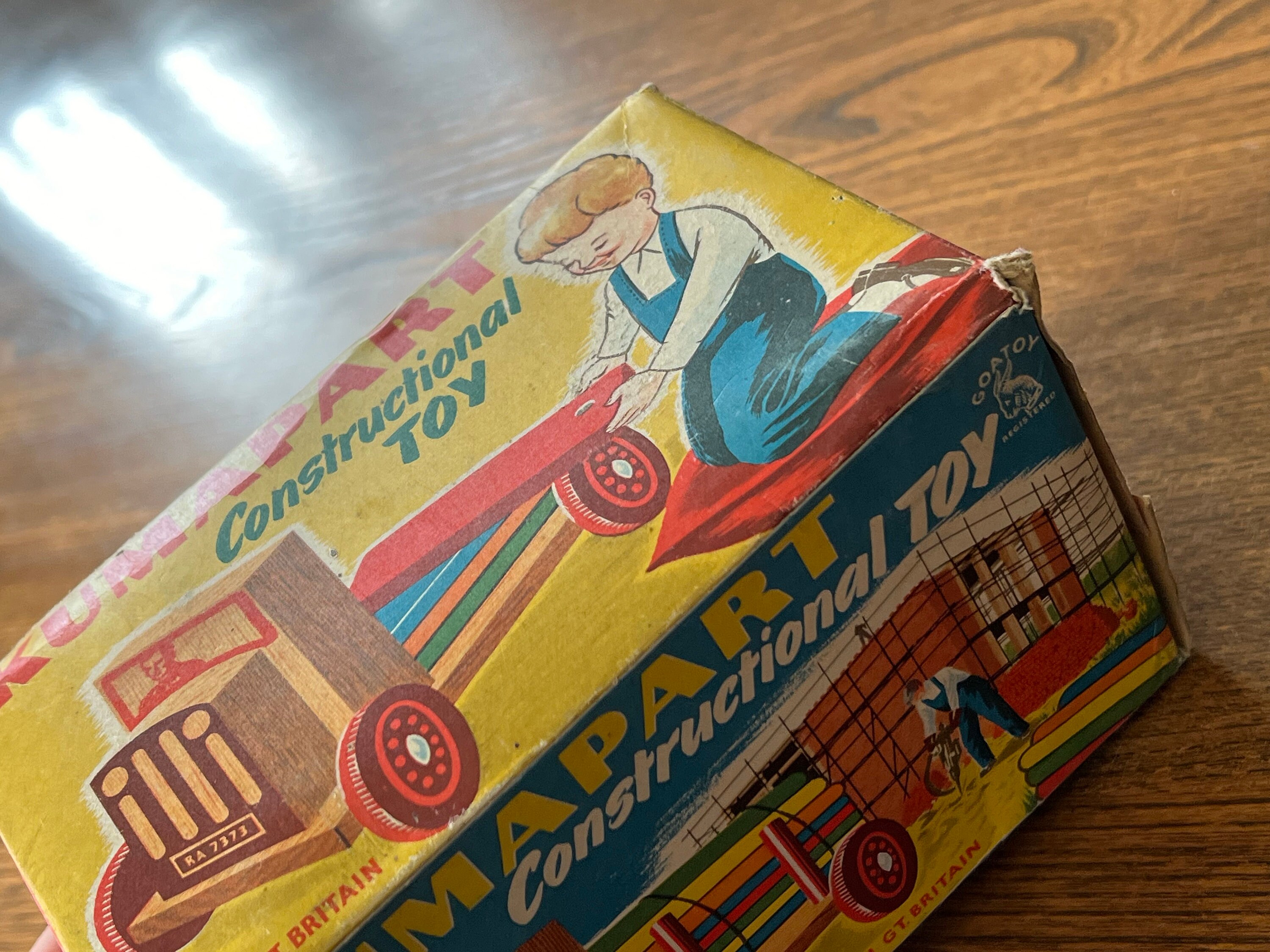 1950s Wooden Construction Lorry Toy - Etsy