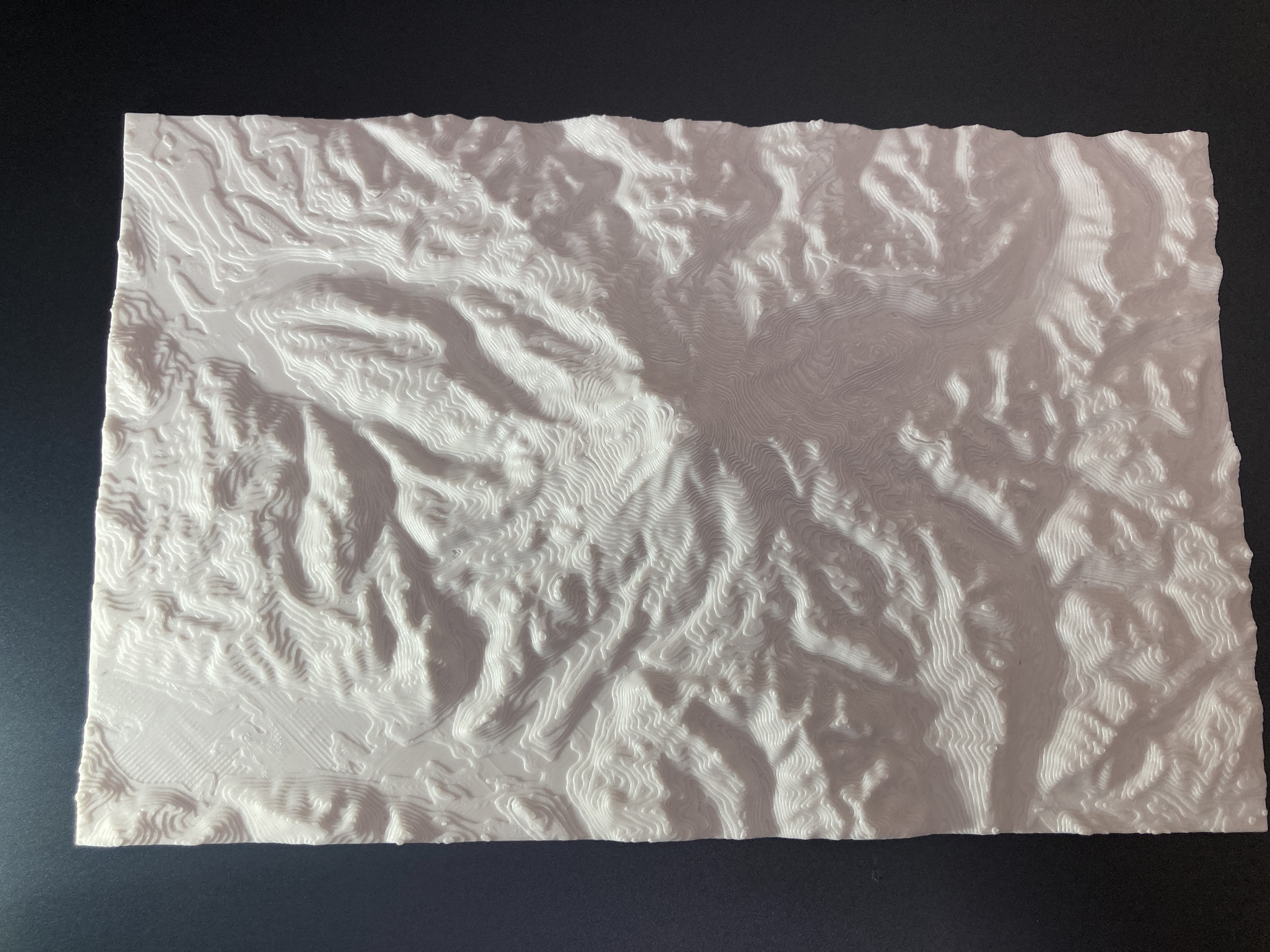 Mount Rainier Terrain 3D Scale Model STL Digital Download - Etsy