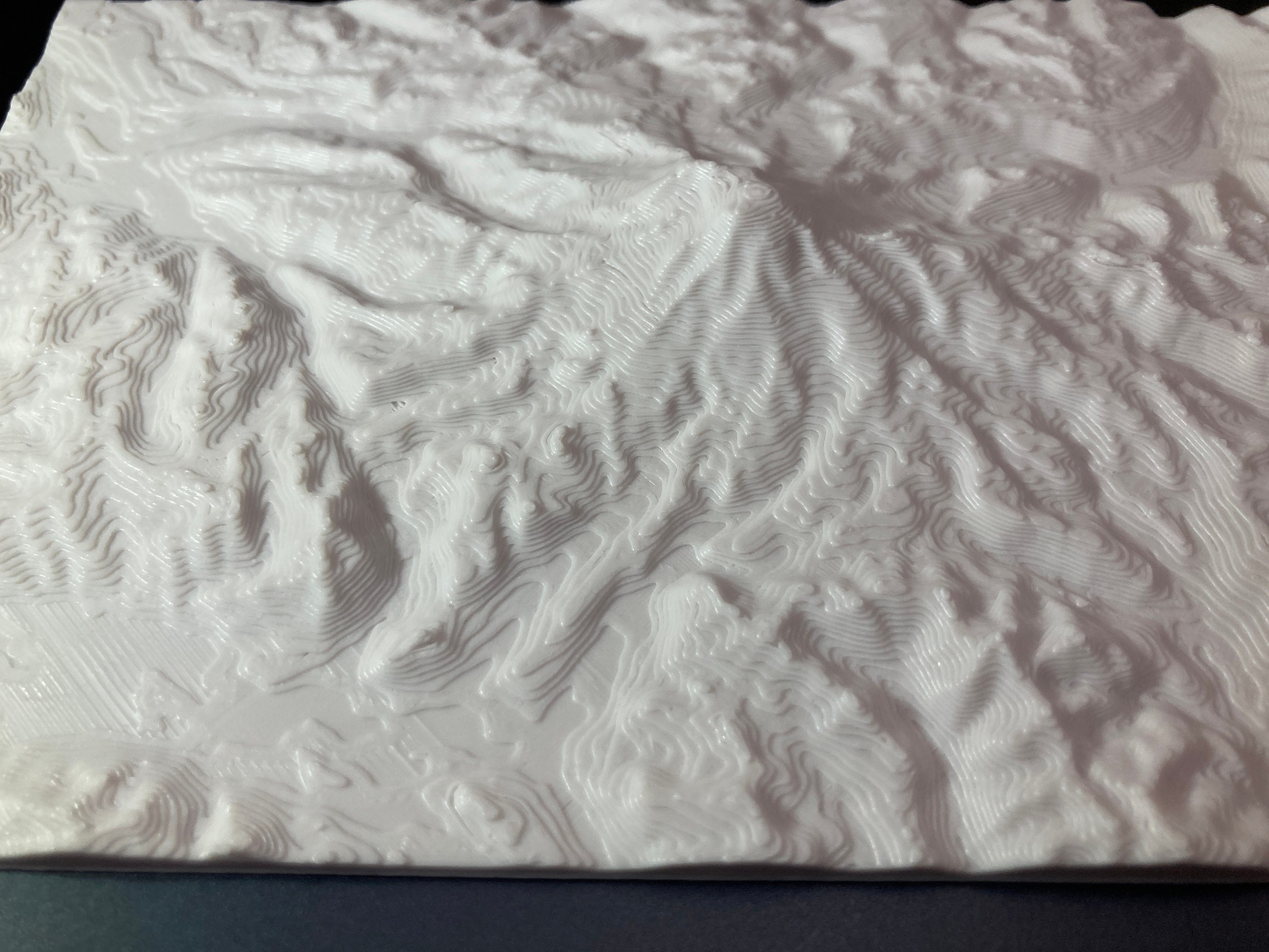 Mount Rainier Terrain 3D Scale Model STL Digital Download - Etsy