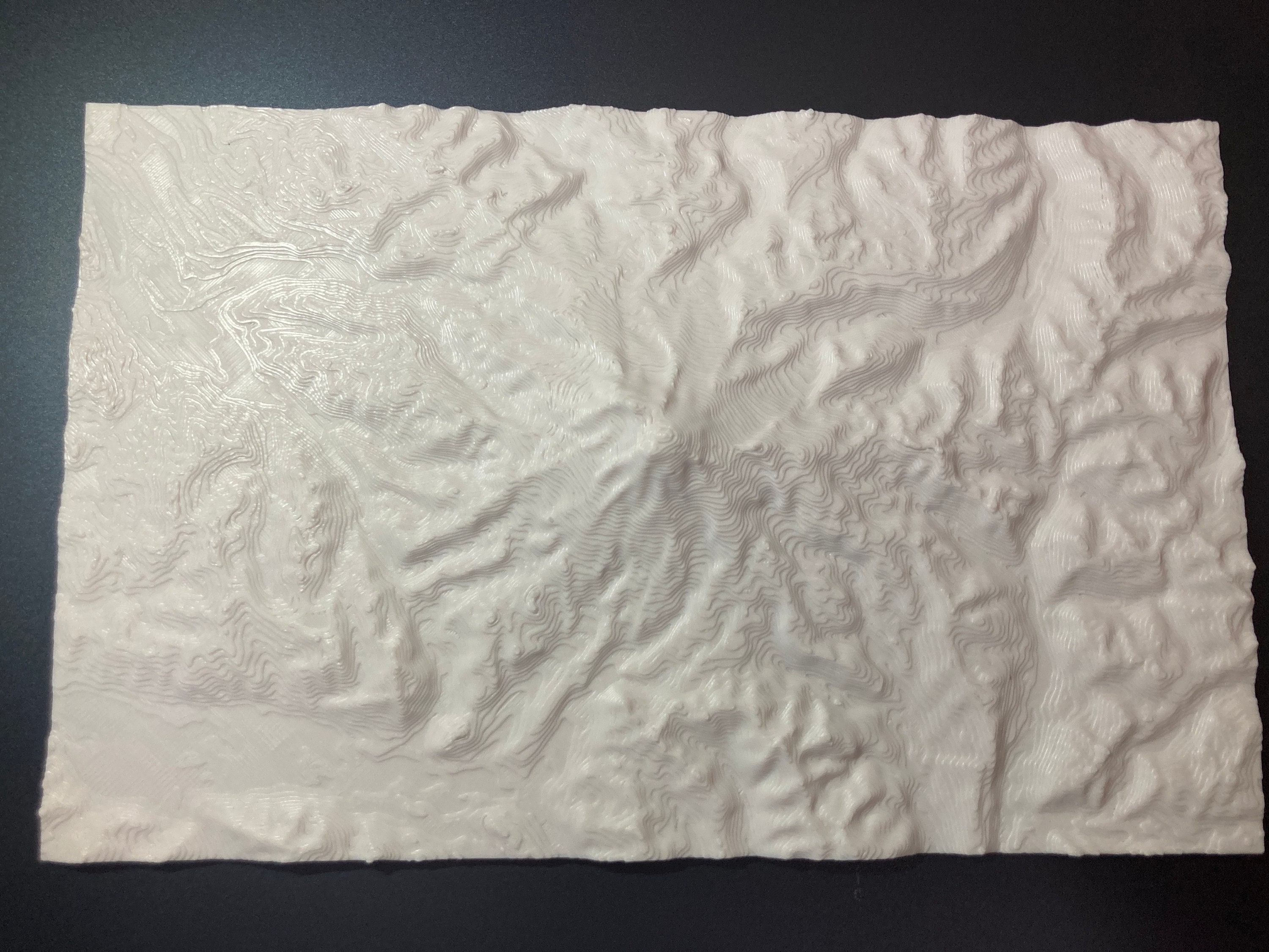 Mount Rainier Terrain 3D Scale Model STL Digital Download - Etsy