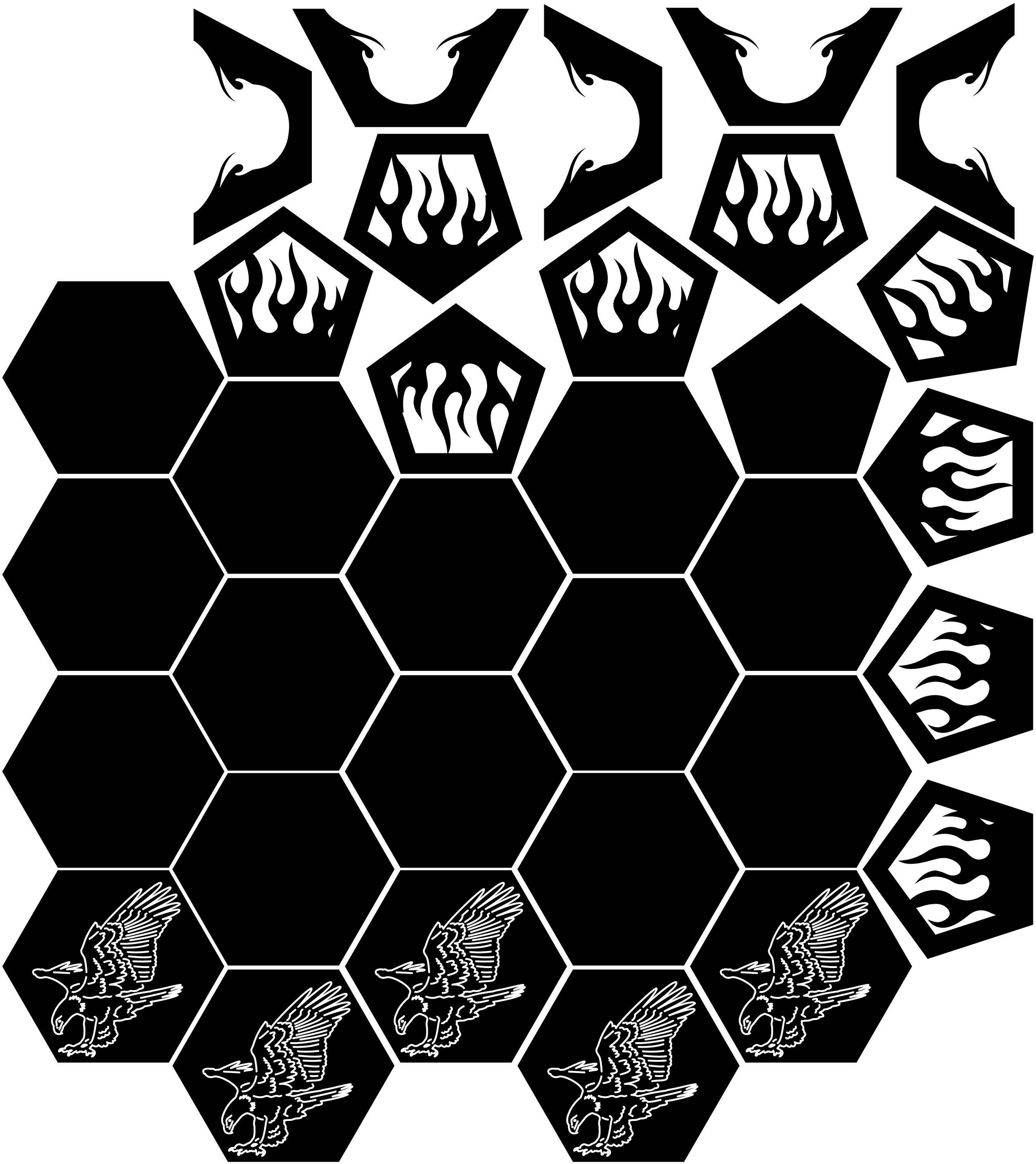 Fire Pit Ball Eagle Attack-dxf Files Cut Ready for Cnc Machines, Laser ...