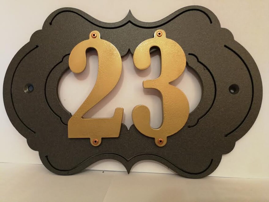 House Numbers and Ornaments Plaques-dxf Files and SVG Cut - Etsy