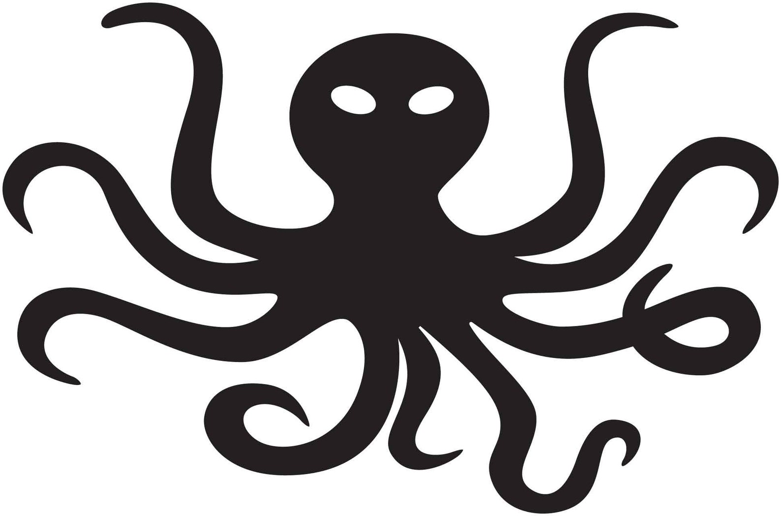 Octopus DXF Files Cut Ready for Cnc Machines, Laser Cutting and Plasma ...