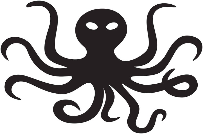 Octopus DXF Files Cut Ready for Cnc Machines, Laser Cutting and Plasma ...