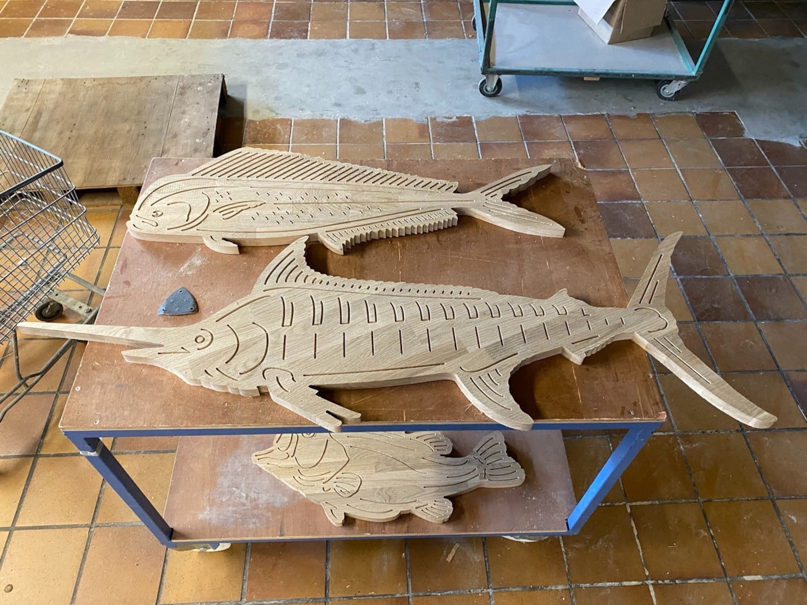 Fishes, Tuna, Shark, Bass, Trout, Salmon-dxf Files and SVG Cut Ready ...