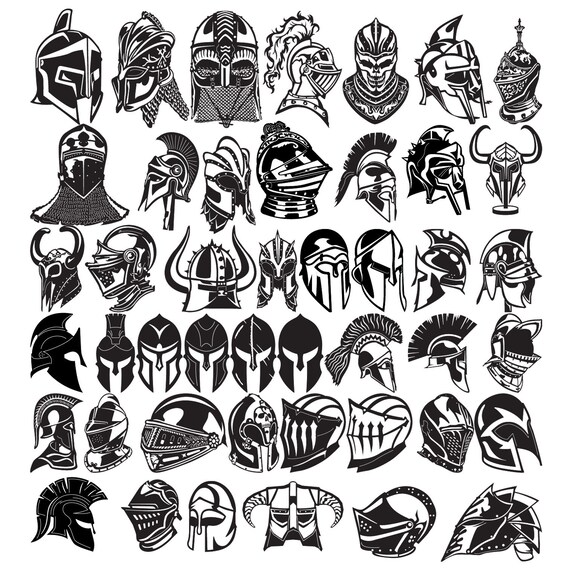 Knight Helmet Drawing Ridder Helm Schets. Vector Illustratie