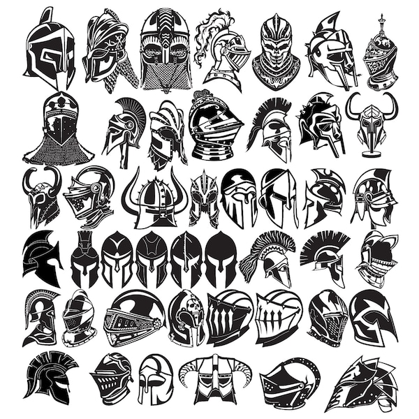 Knight Helmet - Etsy