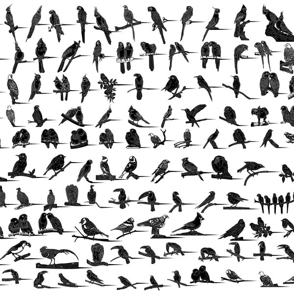 Laser Cut Bird - Etsy