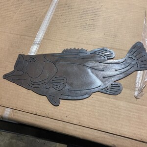 Tuna and Bass Fish DXF Files: CNC Laser and Plasma Cut Ready - Etsy