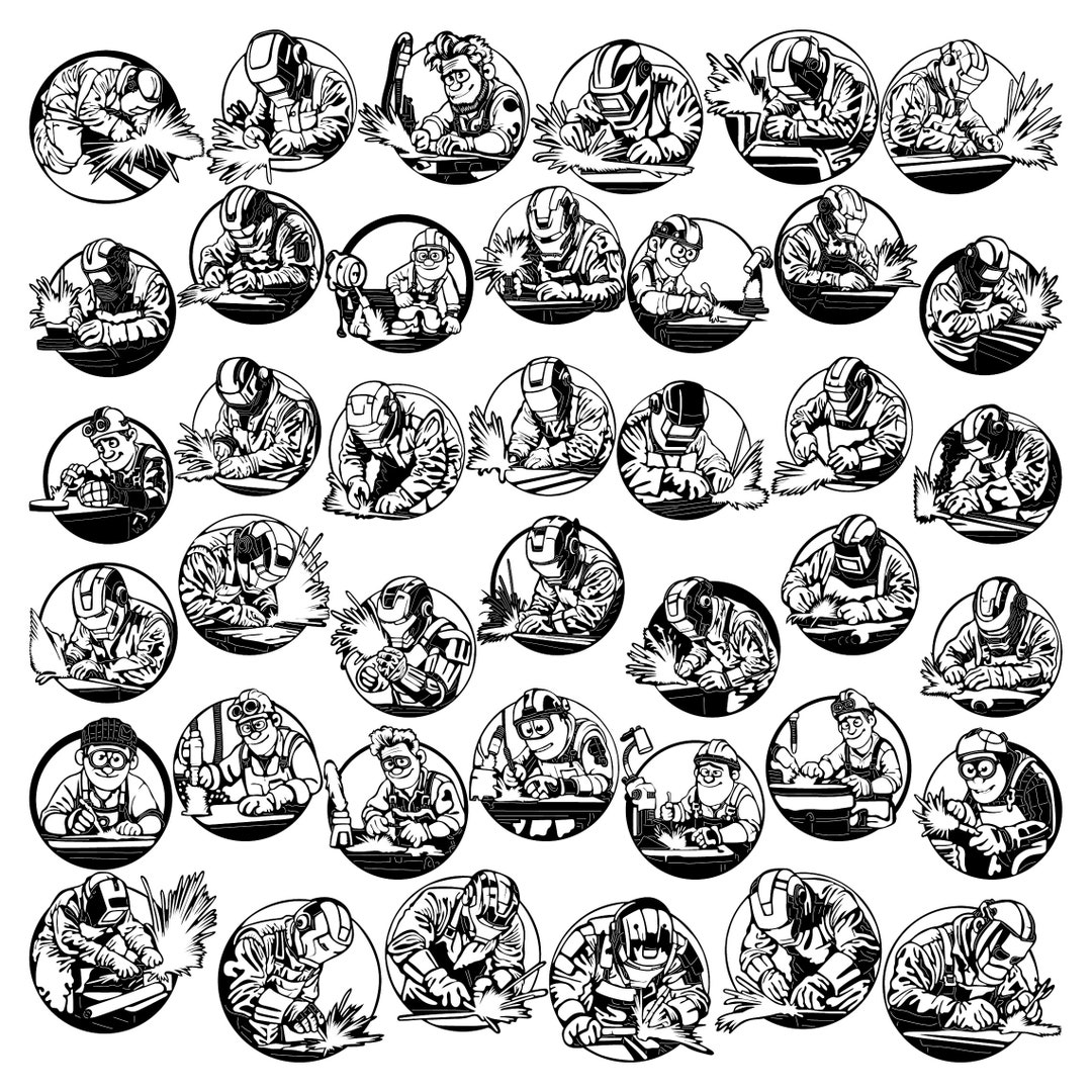 Ironman Welder-dxf Files and SVG Cut Ready for Cnc Machines, Laser ...