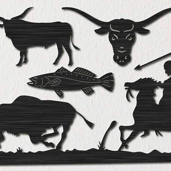 Cnc Files Fish and Hunting - Etsy