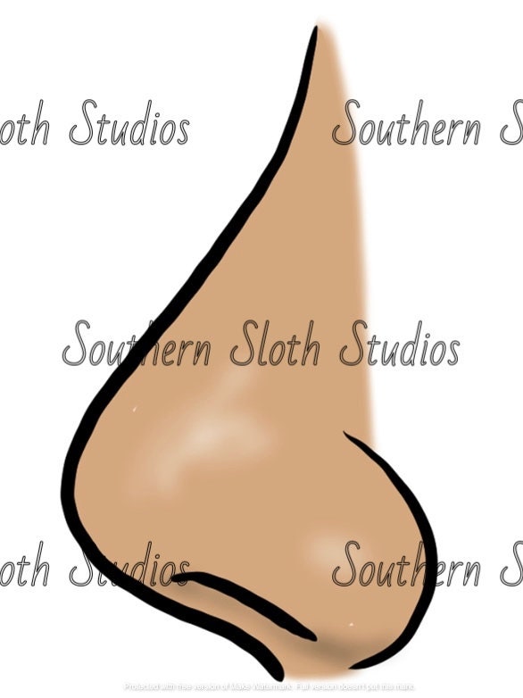 Nose Anatomy Goodnotes Sticker Set - PNG Download - Digital - Etsy