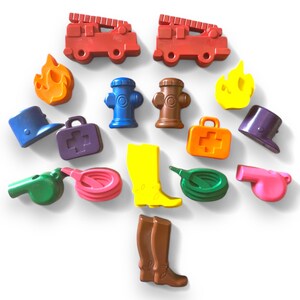 Personalized Fireman Mini Color Packs - Firetruck Crayons for Kids ...