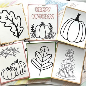 Pumpkin Mini Color Packs. Personalized. Party Favors. Kids - Etsy