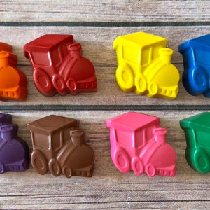 All Aboard! Train Crayon Favors - Fun and Colorful Kids Birthday Gifts ...