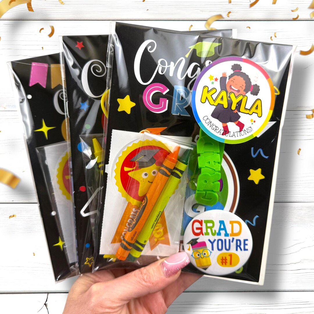 Graduation Party Packs – Kids' Coloring Book & Goodies - Class of 2025 ...