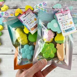 Easter Chalk. Easter Basket Stuffers. Kids Easter Gifts. Bunny Chalk ...