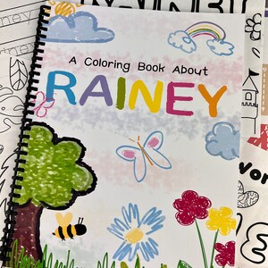 Personalized Kids Color Books Coloring Fun Activity Pages Unique Kids ...