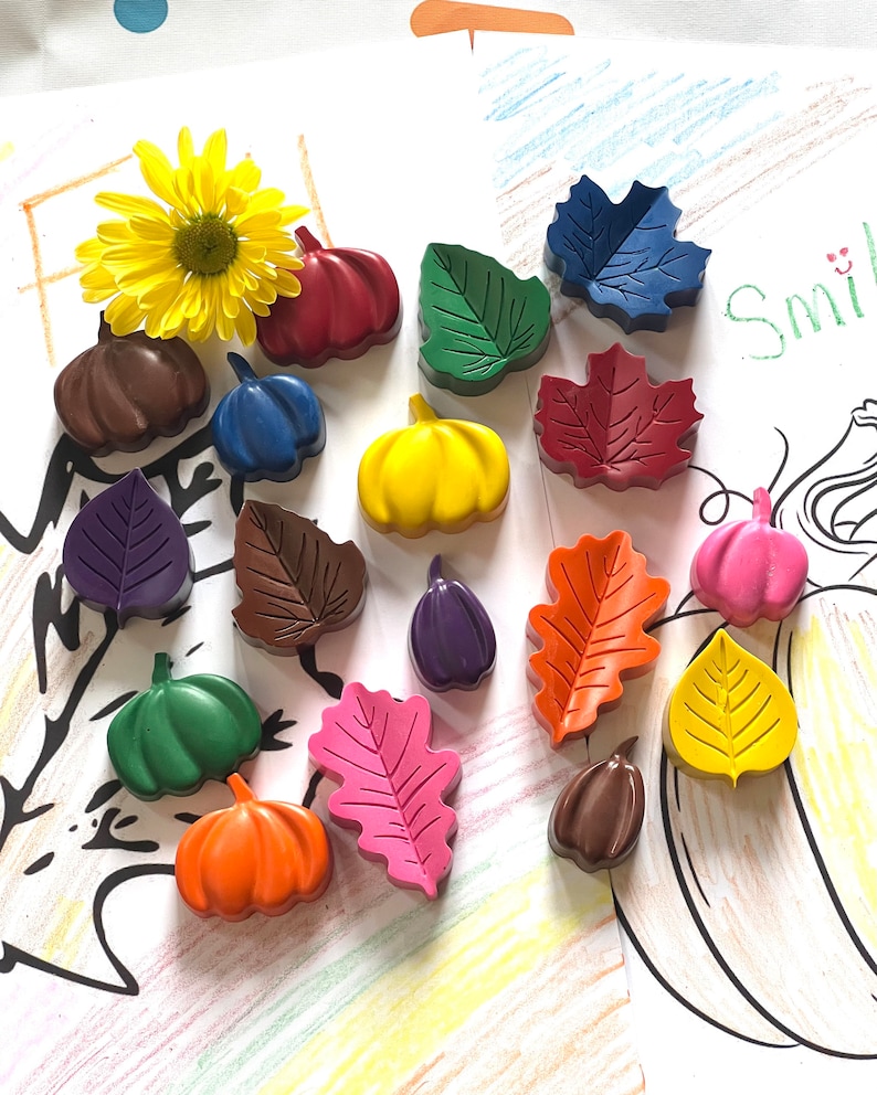 Pumpkin Mini Color Packs. Personalized. Party Favors. Kids - Etsy