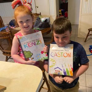 Personalized Kids Color Books - Coloring Fun Activity Pages - Unique ...